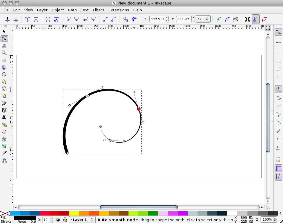 Using spiro splines in Inkscape – Tucson Labs